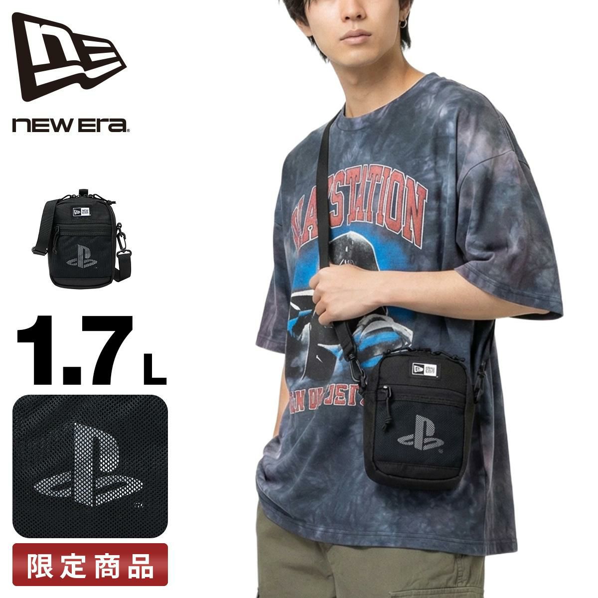 新商品/ニューエラジャパン/ニューエラ/Play Station【LTD】/SHOULDER POUCH PLAYSTATION/ショルダー ...